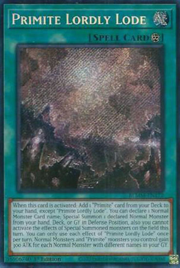 Primite Lordly Lode - BLMM-EN172 - Secret Rare 1st Edition