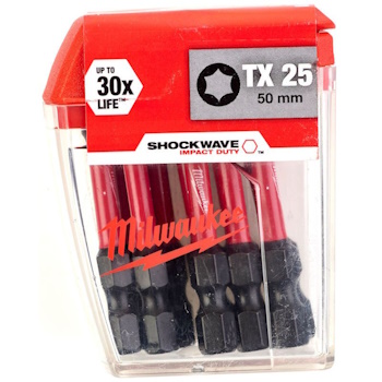 Milwaukee bitovi TX25x50mm set 10/1 4932430882