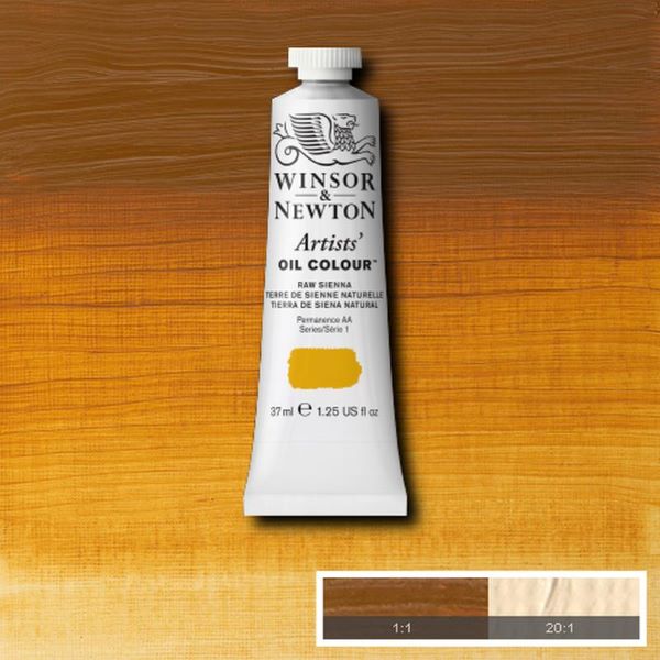 W&N Artists’ Oil Colour WN AOC 37ML RAW SIENNA