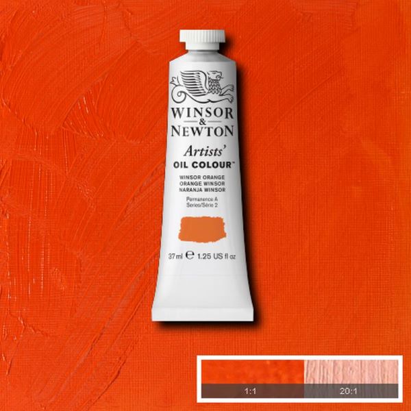 W&N Artists’ Oil Colour WN AOC 37ML WINS ORANGE PYR