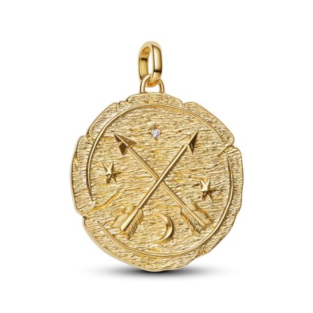 Ukrštene strelice, oversize privezak medaljon