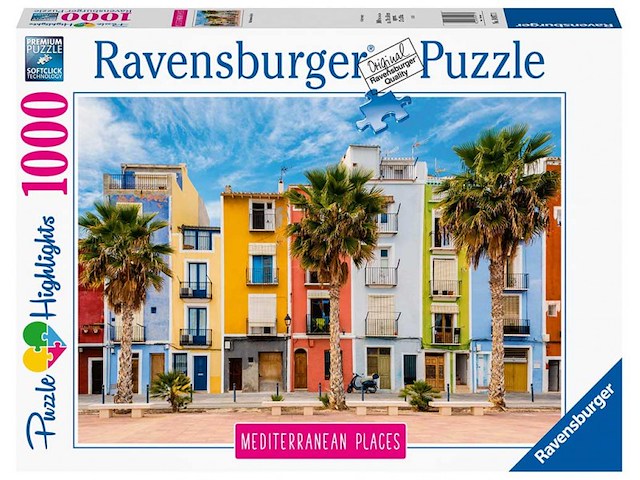Puzzle 1000 delova Mediteranska Španija Ravensburger