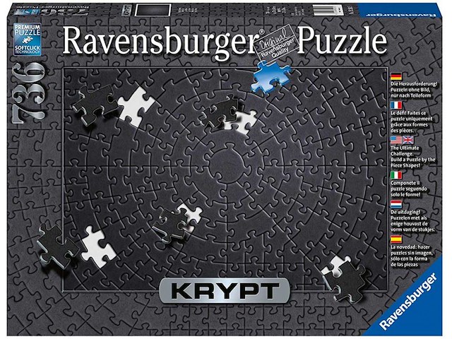 Puzzle Slagalica 736 Krypt Black Ravensburger