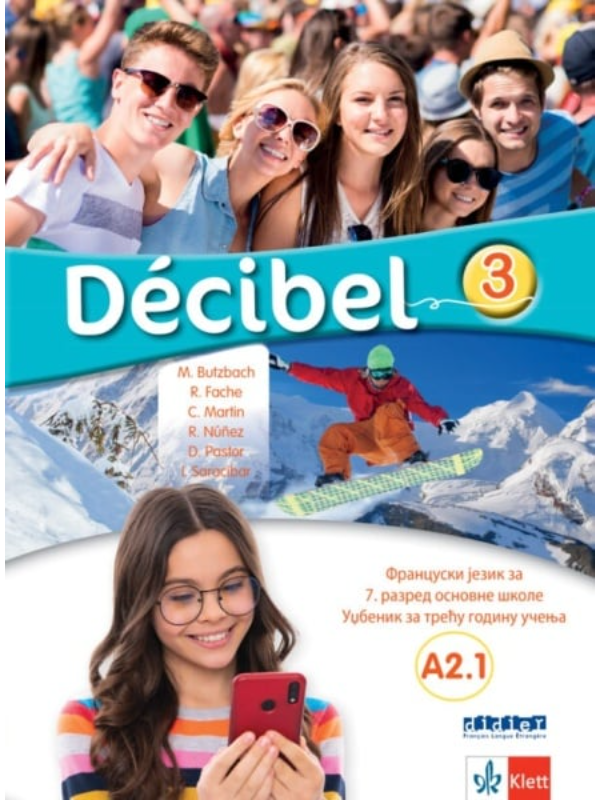 Francuski jezik 3 – Decibel 3 – udžbenik (QR) NOVO IZDANJE!