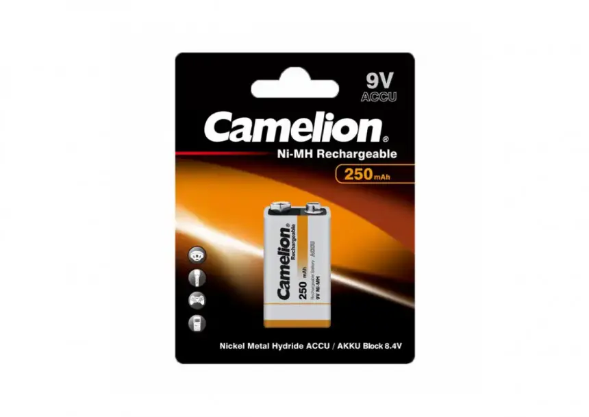 Camelion punjiva baterija block 250 mAh CAM-NH-9V250/BP1