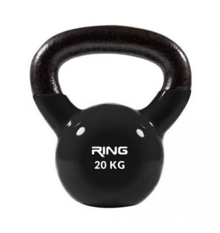 Ring 20kg metal+vinyl RX DB2174-20 black Kettlebell