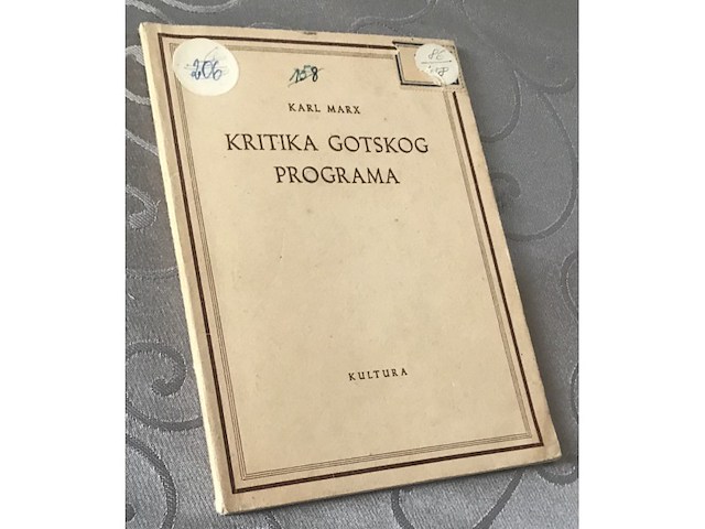 Kritika gotskog programa-Karl Marx