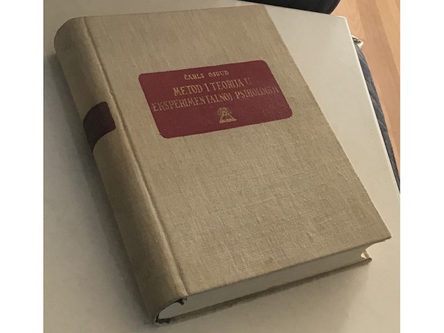 Metod i teorija u eksperimentalnoj psihologiji