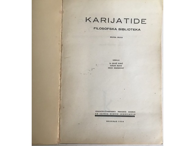 Karijatide-Poznavanje čoveka