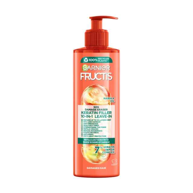 Garnier Fructis SOS Damage Eraser 10u1 Krema za kosu bez ispiranja 400 ml