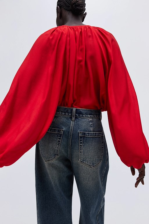 Bluza s balon rukavima