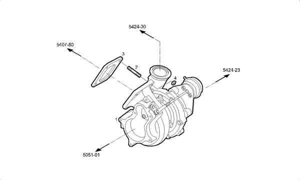 5801404351 turbokompresor za IVECO Stralis kamiona