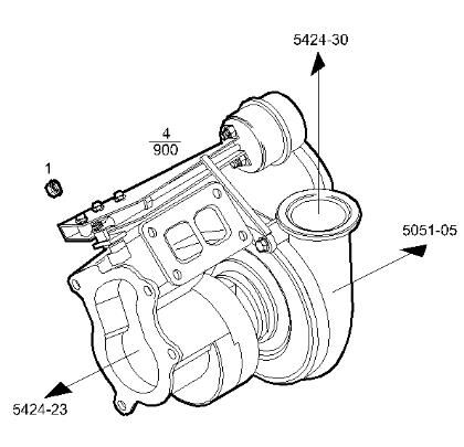 504040250 turbokompresor za IVECO SuperCargo (ML) kamiona