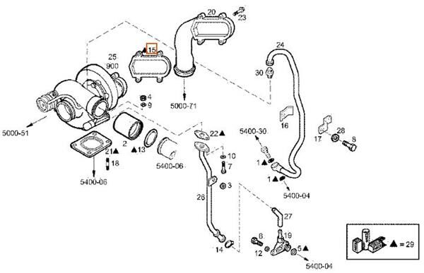 99450704 turbokompresor za IVECO Daily I kamiona
