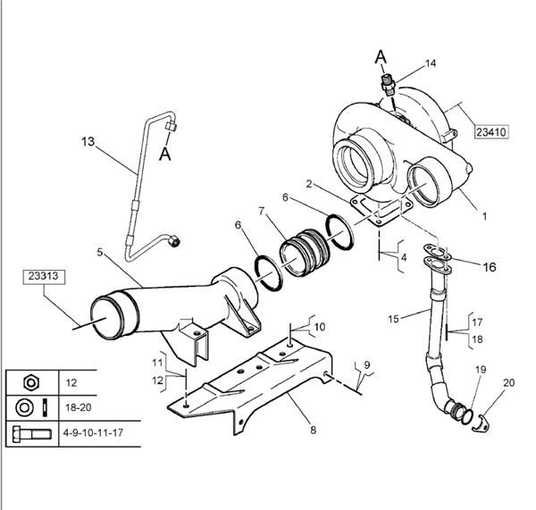 5010412597 turbokompresor za Renault Premium kamiona