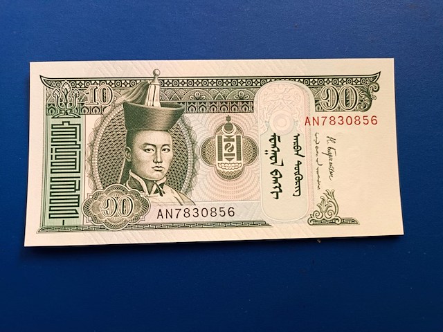Mongolija 10 togrog 2018 UNC