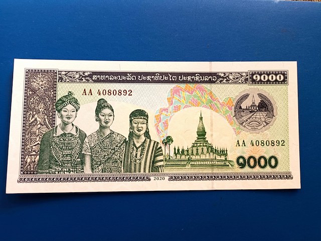 Laos 1000 rijala UNC