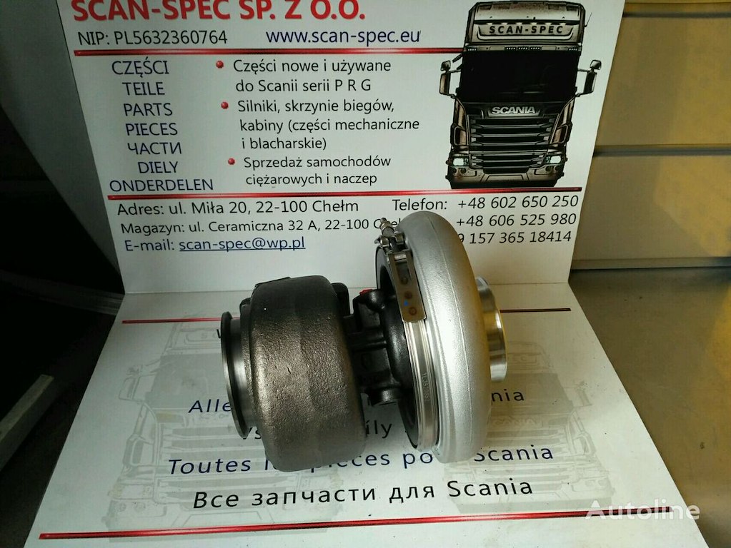 Holset 2R 2G 4038612 turbokompresor za Scania P R G tegljača
