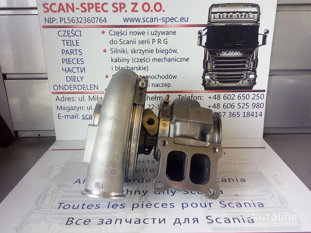 Scania HX52 DT12 12/ DT12 17 HOLSET 1534695 turbokompresor za Scania P R G T tegljača