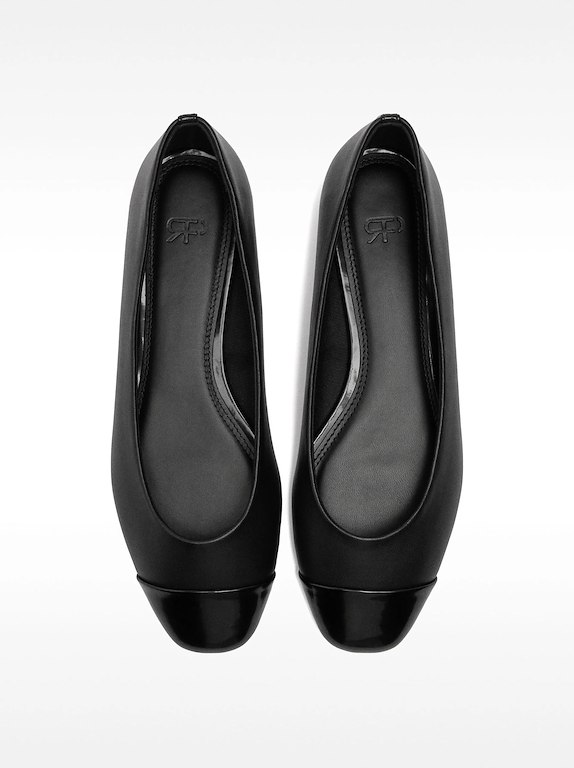 CONTRAST BALLET FLATS