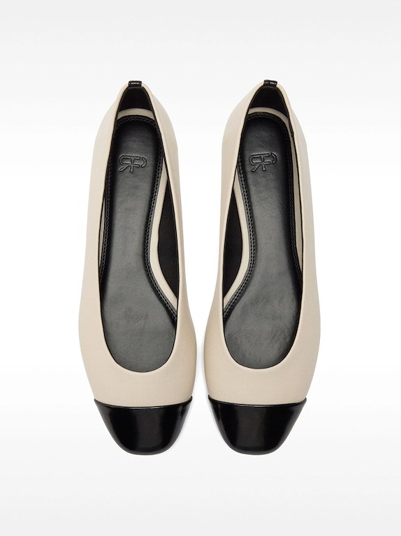 CONTRAST BALLET FLATS