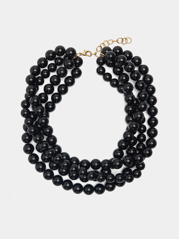SHORT MULTICOLOUR BEAD NECKLACE