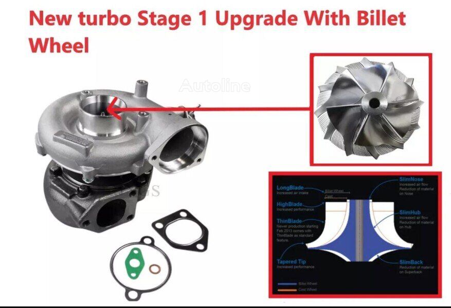 Garrett Turbokompresors jauns (Stage-1) -Nerings (725364 Garret-NEW (Sta 7253645021S (725364 Garret-NEW (Stage-1))