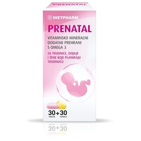 DIETPHARM PRENATAL 30 tableta + 30 kapsula