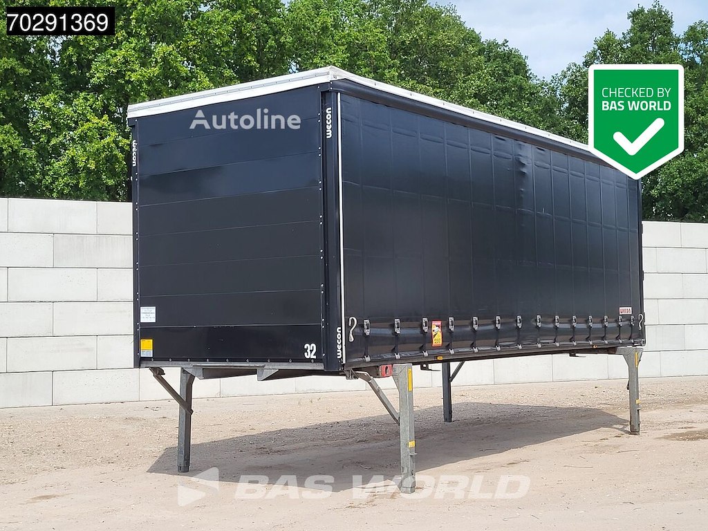 Novi Wecon WPR 745 SG More axles 45m3 / BDF container body / Wechselbrücke izmenjivi sanduk s ceradom