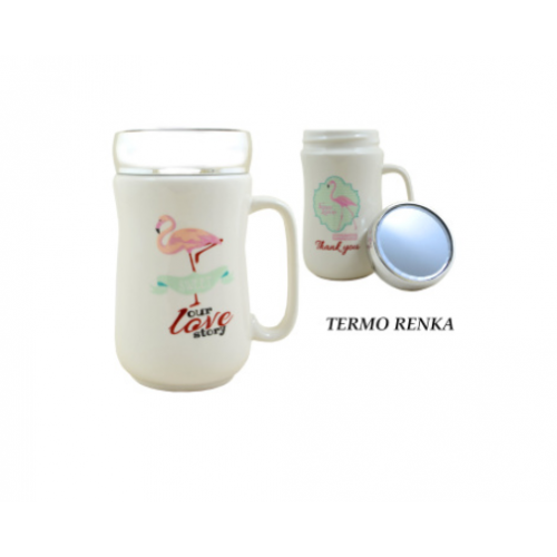 Termos šolja flamingo
