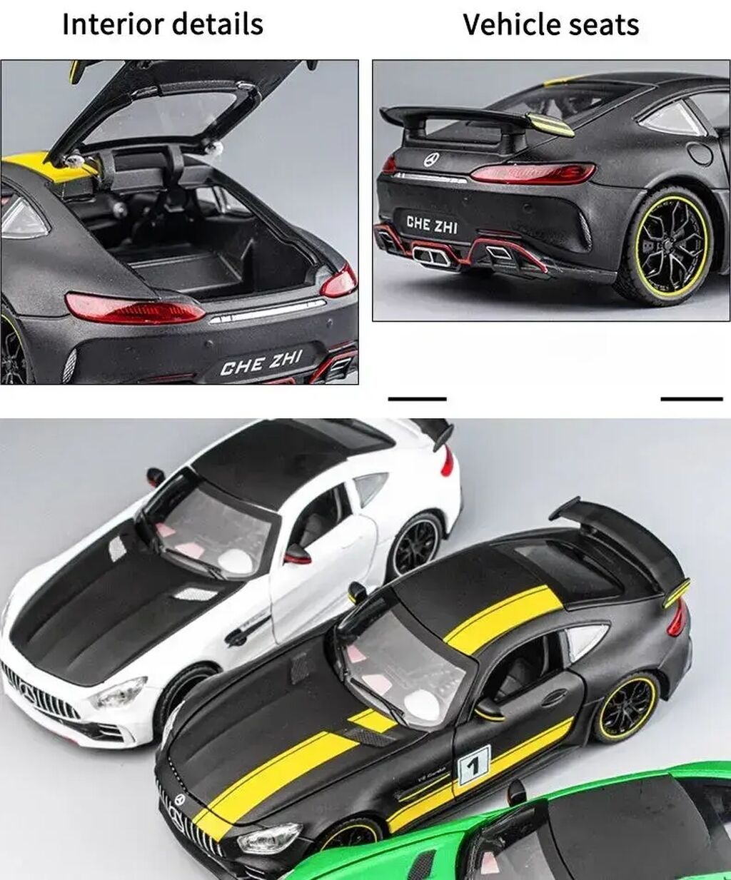 Naslov: Mercedes AMG GT muzički autić (beli) Definitivno igračka koja