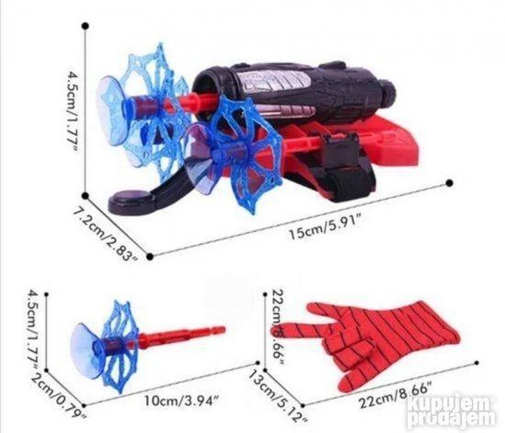 Spiderman Rukavica Ispaljiva Strelicu Spider-Man rukavica ispaljuje