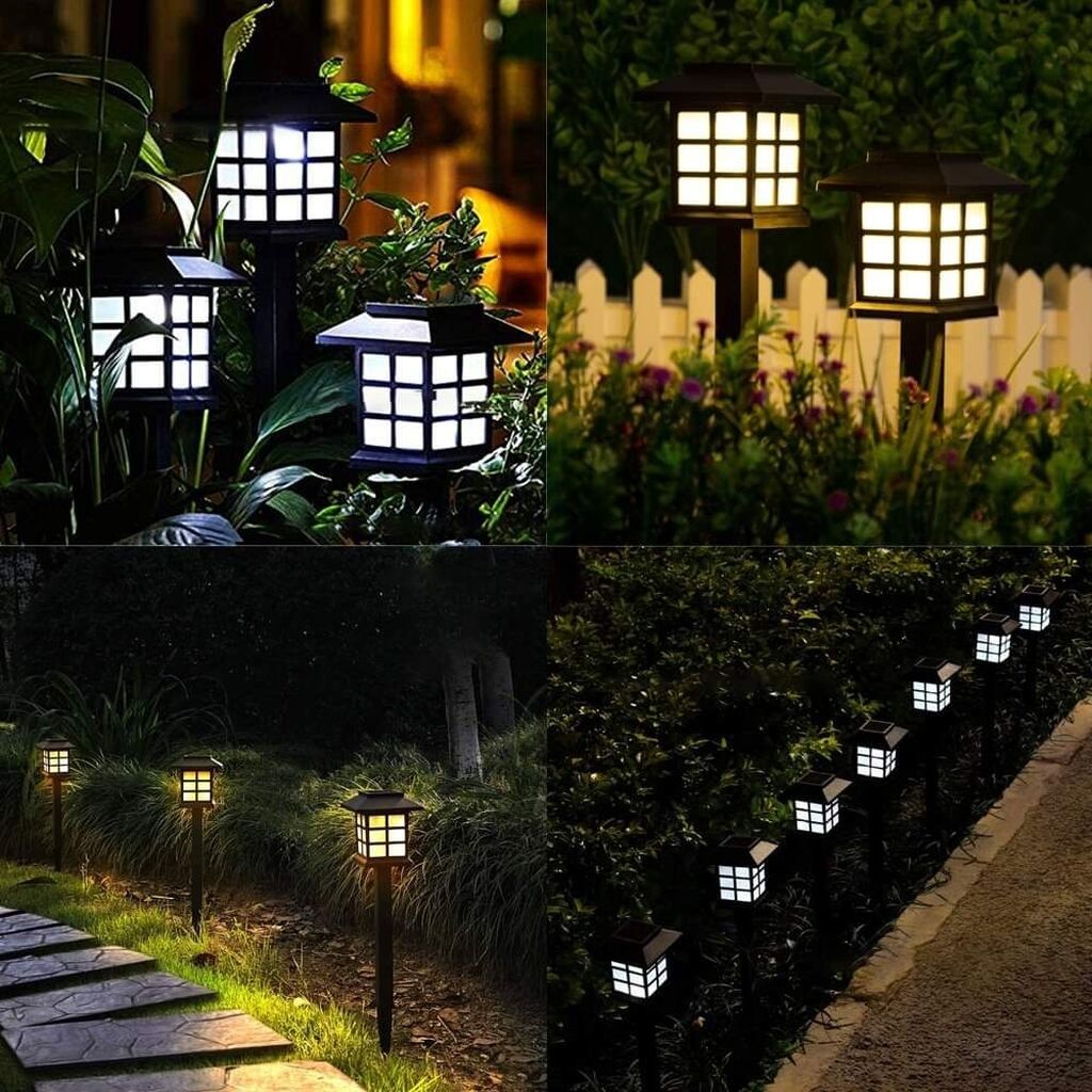 Cena 3700 din Velike solarne lampe (45cm) za dvorište X17- 4 komada