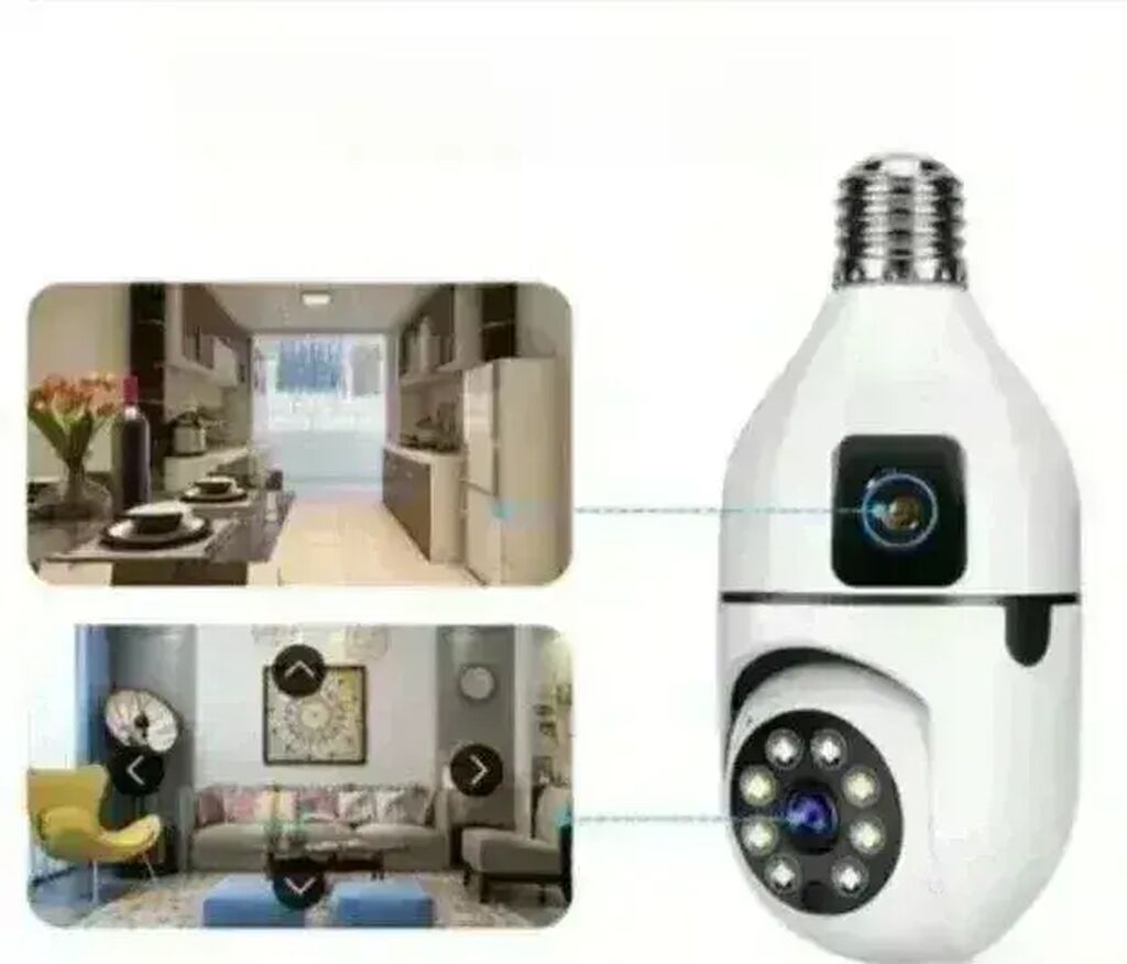 Kamera Sijalica – 4K Kamera u Sijalici sa Dve Nezavisne Kamere