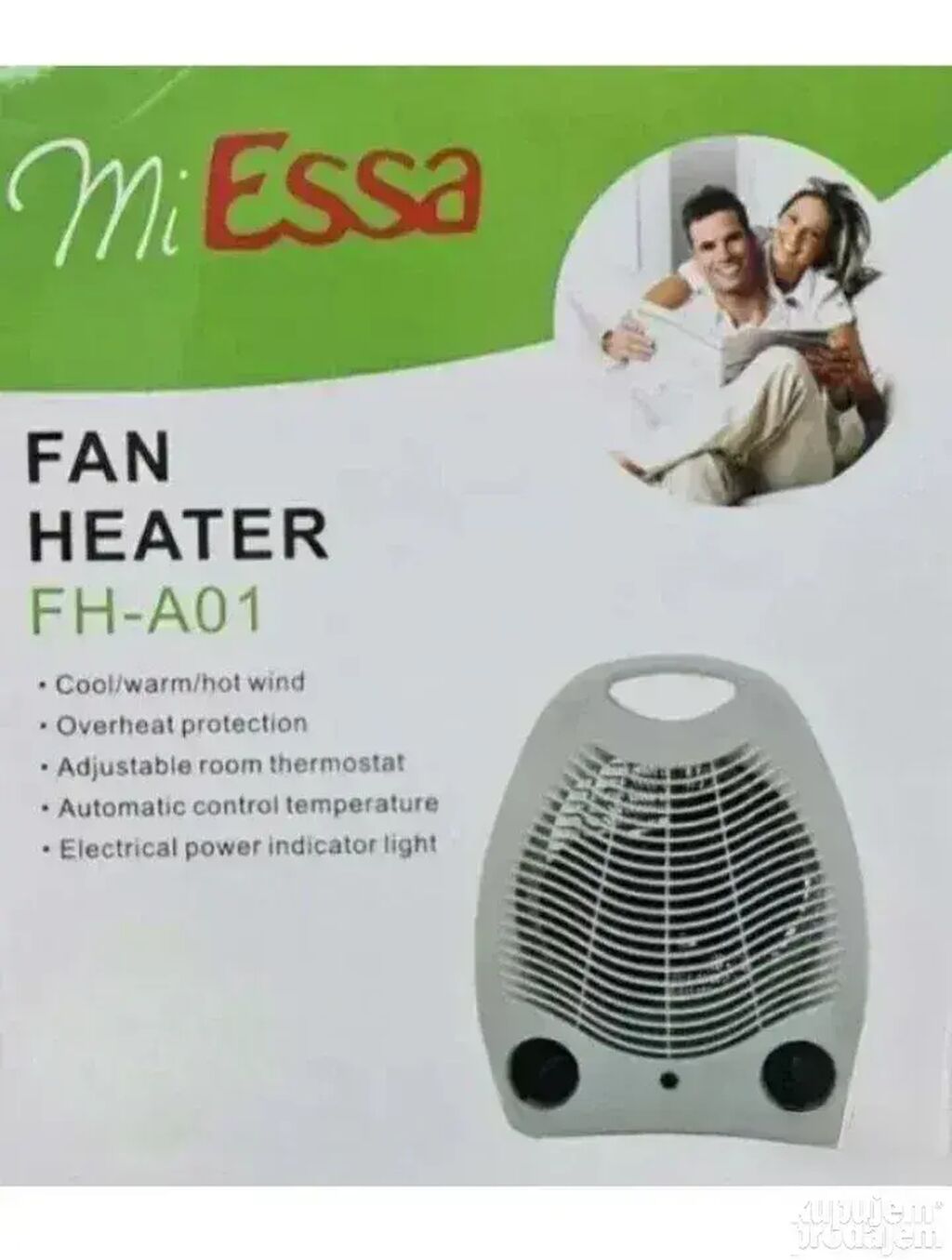 Grejalica sa ventilatorom 2000W Dobrodošli u Davidov shop online