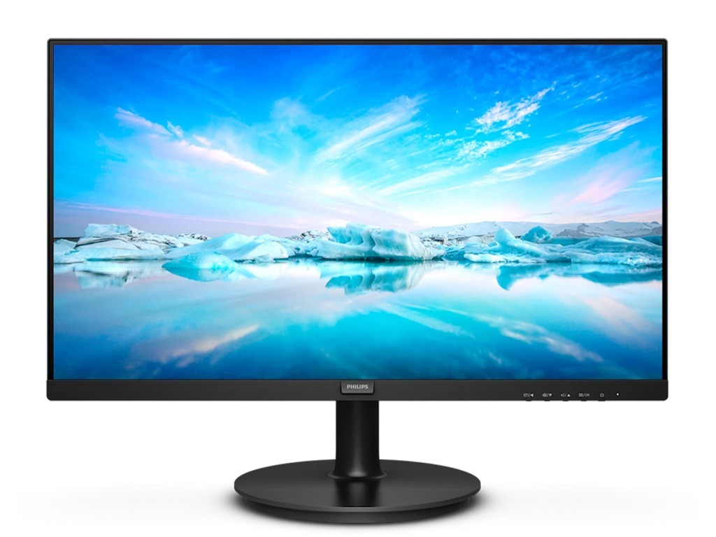 Monitor 21.5 PHILIPS 222V8LA/00, VA, FHD, 75Hz, 4ms GtG, VGA, HDMI, DPID: EK000739063