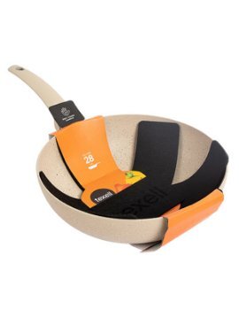 Texell Tiganj Wok 28cm Stone Line TPSL-W28ID EK000733993