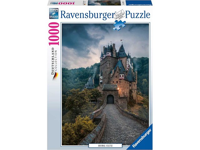 Puzzle 1000 delova Dvorac Elc Nemačka Ravensburger 12000626