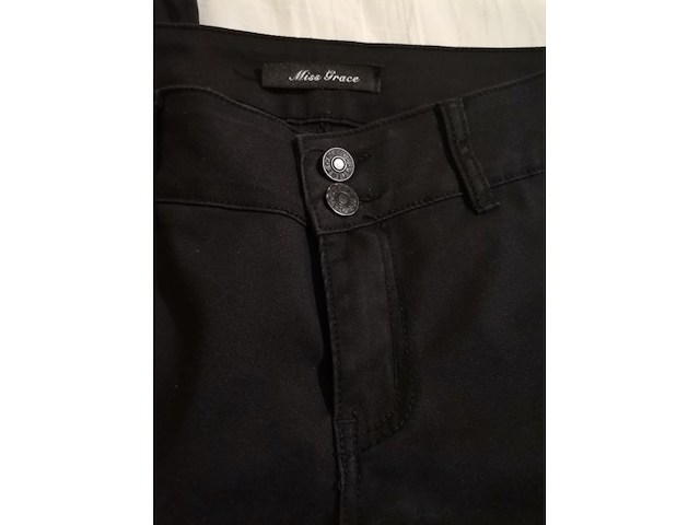 Ženske crne pantalone L