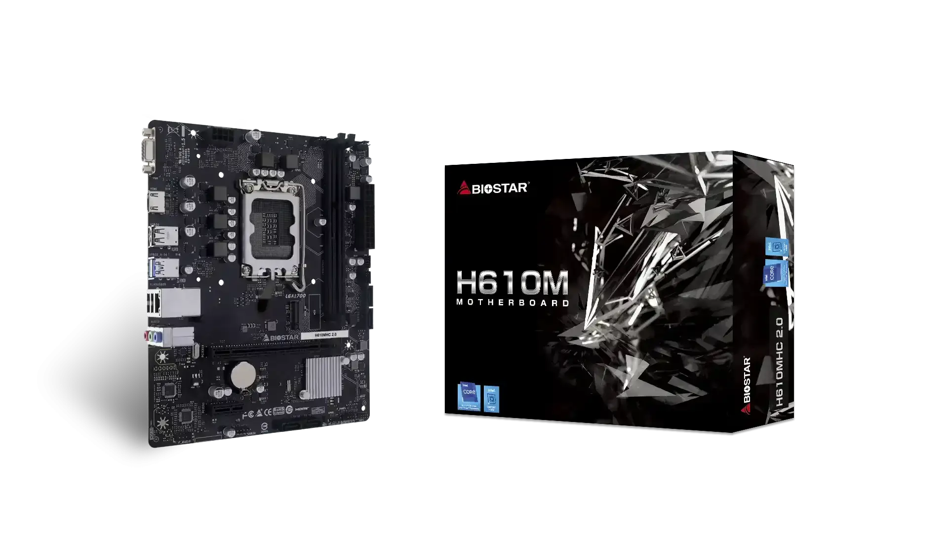 Matična ploča 1700 Biostar H610MHC 2.0 VGA/HDMI M.2