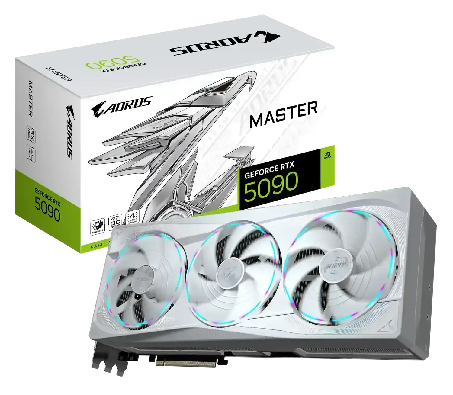 Graficka karta GIGABYTE AORUS GeForce RTX 5090 MASTER ICE 32GB
