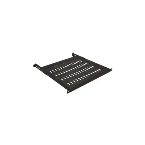 Polica fiksna 800mm rack kačenje na 4 tačke/podesivi zadnji držači Mirsan 19/1U crna MR.SBR80.01_YK