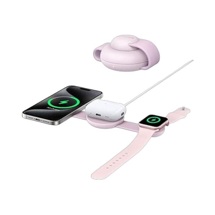 Power Bank Anker MagGo 3-in-1 Foldable Pink