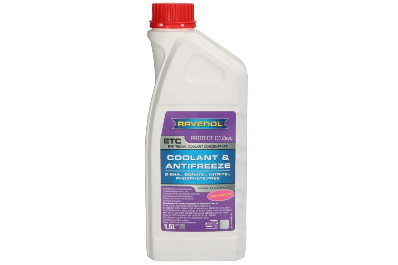 Koncentrat rashladne tečnosti (tip – G12 evo) RAVENOL RAV ETC C12 EVO CONC 1,5L