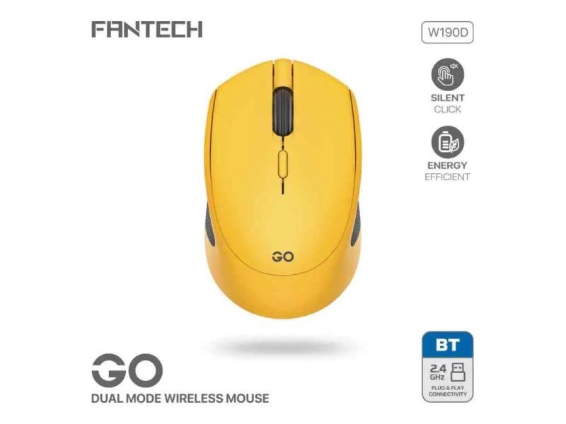 FANTECH KANCELARIJSKI WIRELESS MIS FANTECH W190 ZUTI