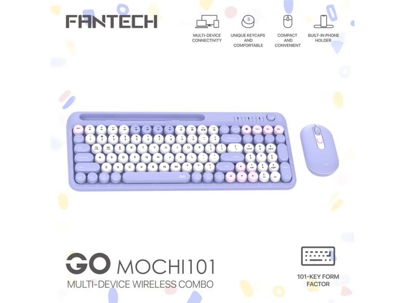 FANTECH MIŠ TASTATURA WIRELESS WK-899 GO MOCHI101