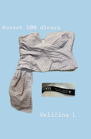 Zara korset top
