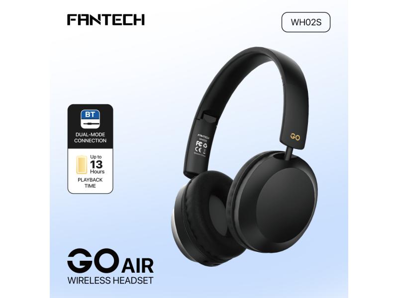 FANTECH BLUETOOTH SLUSALICE FANTECH GO AIR WH02S CRNE