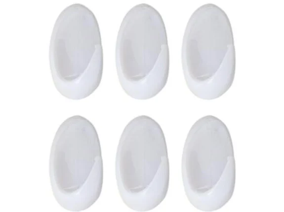 Tendance Set 6 plastičnih kukica 3M 2,7x1,8x2,5cm