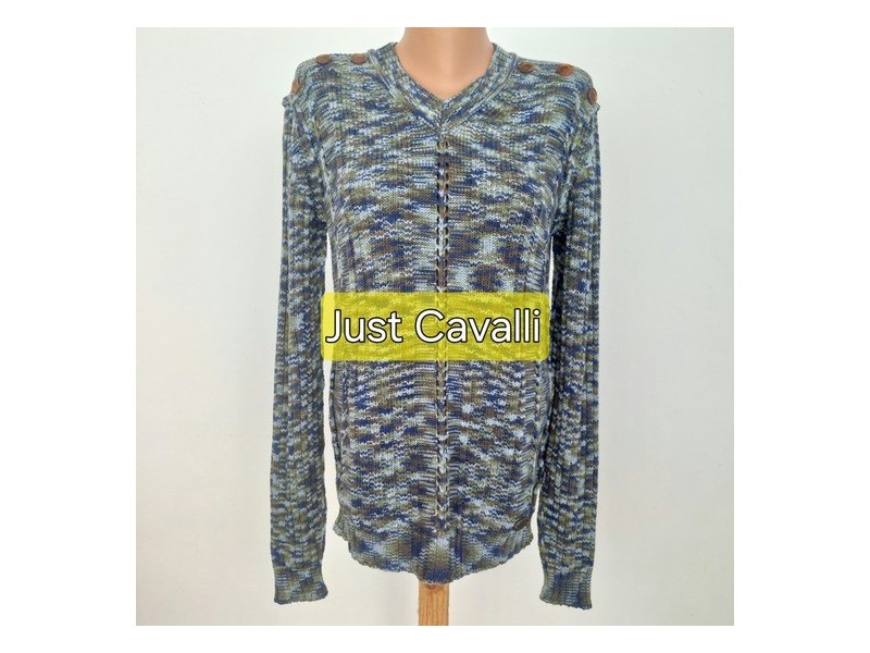JUST CAVALLI pamucni dzemper NOVO original